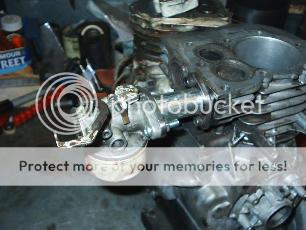 DB carb on homemade 3hp briggs intake. | OldMiniBikes.com