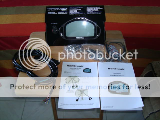 Translogic Micro Dash on 2009 Speed Triple | Triumph Rat Motorcycle Forums